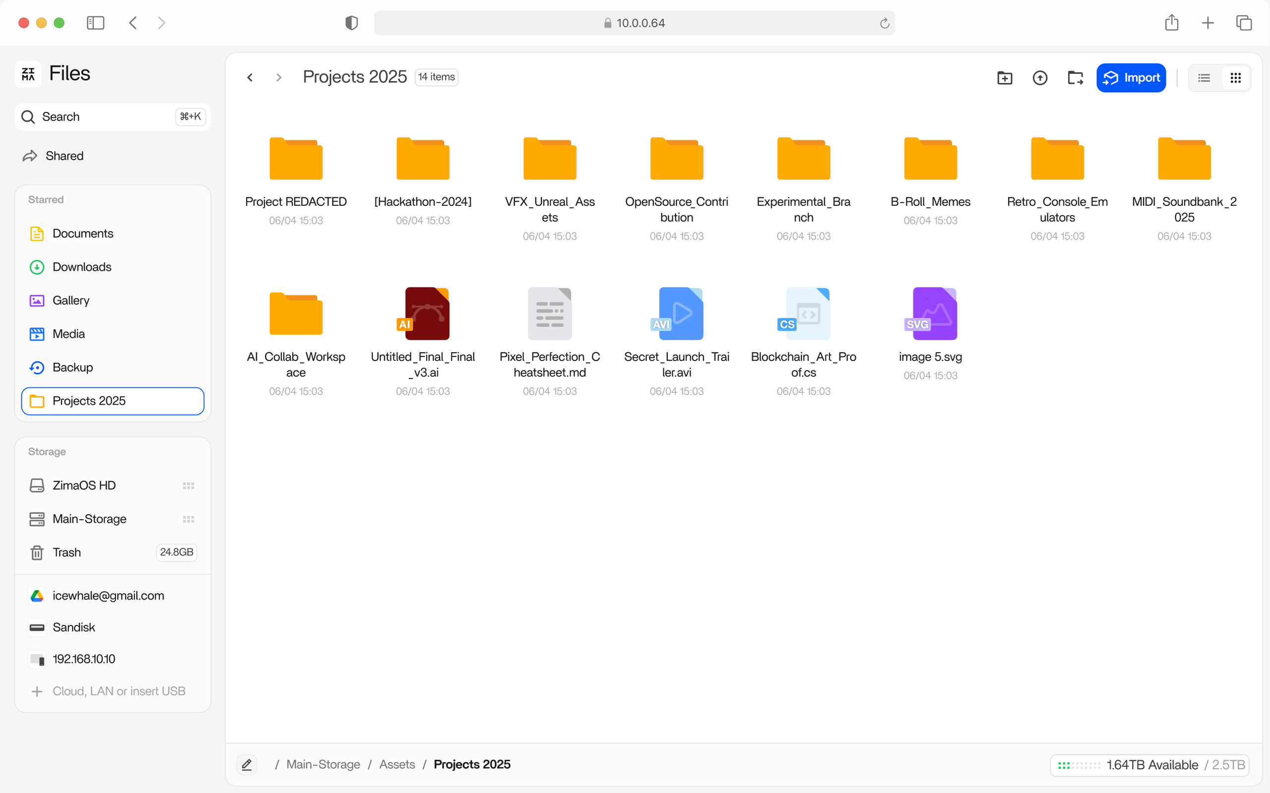ZimaOS: A Simplified, Focused and Open NAS OS Supports all X86-64 hardware.